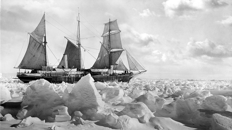 Photograph of the Endurance by Frank Hurley - RGS